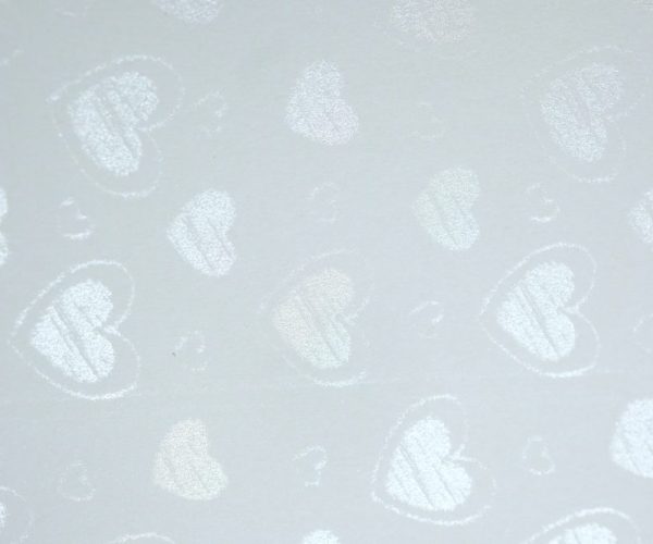 Colored Paper Emboss Metallic Athena White – Margono Paper